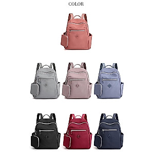 Small Backpack womens backpack purse Mini Casual Lightweight Daypack Backpacks for Women and Girls (C-Black)