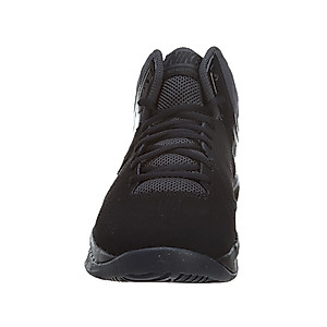 Nike Mens Air Visi Pro Vi NBK Black/Anthracite Ankle-High Nubuck Basketball Shoe - 11M