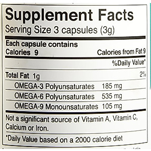 Manitoba Harvest Hemp Oil, 60 Softgel Capsules (Pack of 3)