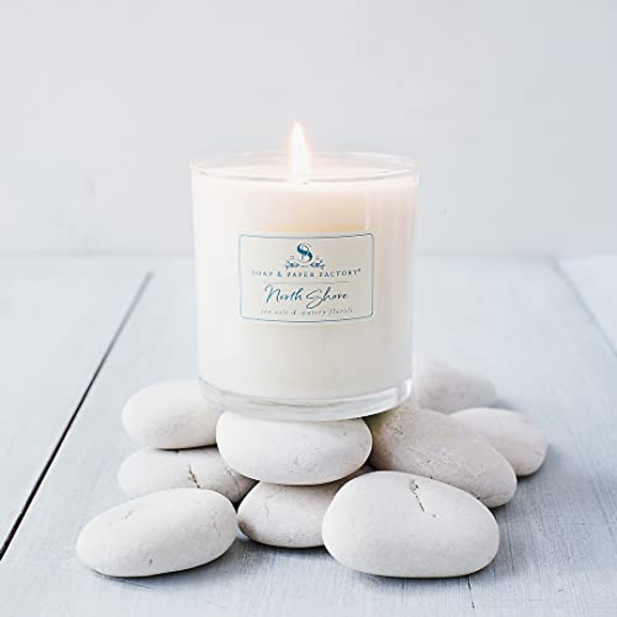 Soap & Paper Factory North Shore Large Soy Candle, 9.5 oz