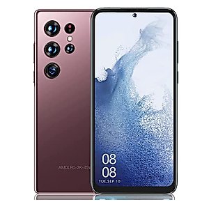 SANSHREUNI G23 + 5G Ultra Cell Phone - Factory Unlocked Android Smartphone, 128GB Storage, 100MP Camera - Long Battery Life - S Pen - US Version - 2023(Rose Gold)