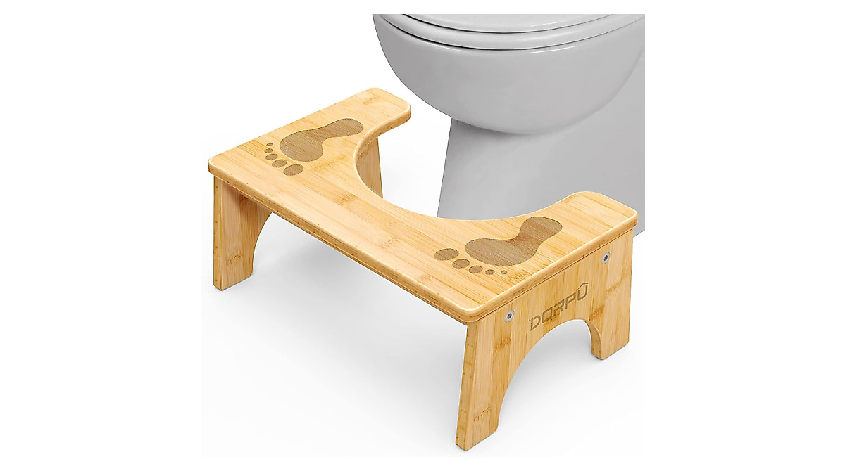 DORPU Squatting Toilet Stool - Sturdy & Anti-Slip Design