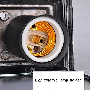 Zziyj Outdoor Wall Lamp Bedside Balcony Corridor Corridor European Waterproof Antique Outdoor Retro Wall Light Court Villa Courtyard Home Garden Wall Lantern