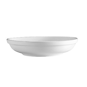 CAC China SAL-2 48-Ounce Porcelain Round Salad Bowl, 10-1/2 by 2-1/8-Inch, Super White, Box of 12