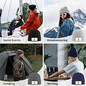 Pickle Slut Logo Knitted Hat Woolen Hat Warm Fashion Outdoors Caps Unisex Navy Blue