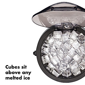 OXO Ice Bucket and Tongs Set - Brushed Stainless Steel