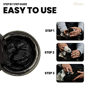 Leather Hero Shoe & Boot Cream Polish - Restore Color, Condition & Protect Leather Goods - Made in USA - 1.6oz (White)