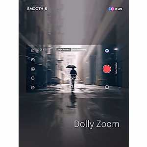 Zhiyun Smooth 5 Combo Phone Gimbal, 3-Axis Handheld Smartphone Stabilizer with Grip Tripod, Magnetic Fill Light, AI Face Tracking for iPhone Android FiLMiC Pro