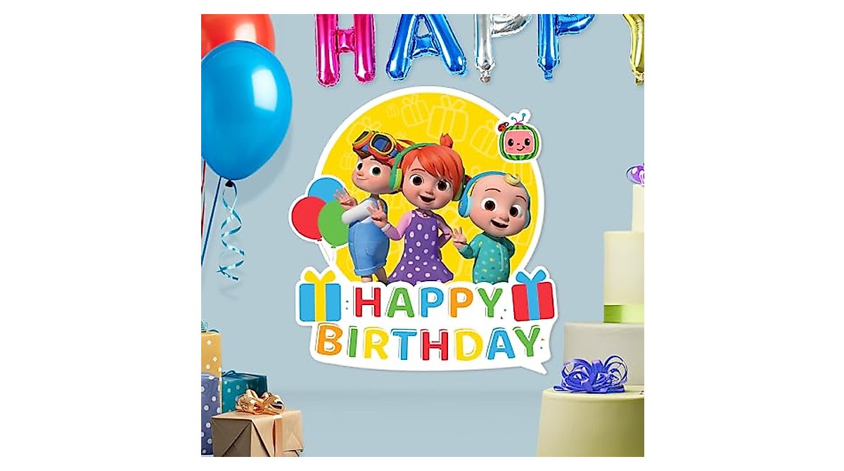 CoComelon Birthday Sign - Premium PVC Decoration