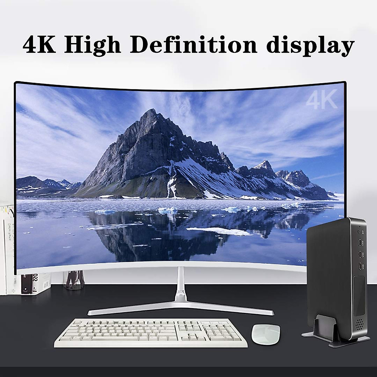 msecore Micro Computer Server, Mini Desktop PC with Xeon E3-1231V3, GeForce GTX1650 4G, 16G RAM| 256G SSD, 4K, DisplayPort, HDMI, WiFi, Bluetooth, Multi-Screen Display, Win11 Pro