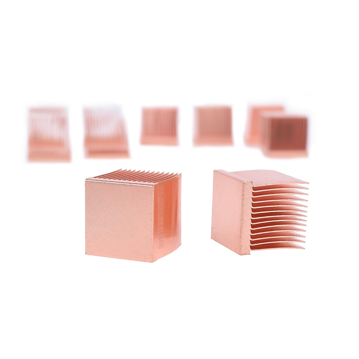 Alphacool 17427 GPU RAM Copper Heatsinks 14x14mm - 10pcs Air Cooling Passive Coolers