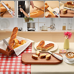 ANSIBLE Electric Heating Butter Spreader, Rechargeable Butter Knife, Stainless Steel Blade, Can Quickly Melt Butter, Cheese, Jam, Ice Cream