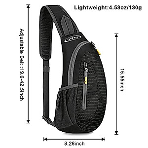 G4Free Sling Bags Men Small Cross Body Backpack+30L Packable Hiking Backpack, Lightweight Foldable Daypack
