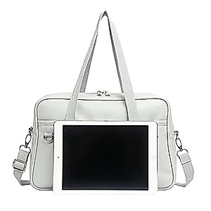 Japanese School Uniform HandBag, PU Leather Shoulder bag, Lolita Girl School Bag Satchel, Cute School Uniform Bag