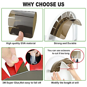 LISINAN Pee Guard for Toilet Seat-Prevent Pee Splash,Potty Training Kids (and Adults) from Peeing Through The Gap Between The Toilet seat and Bowl,Beneficial to Elderly, Disabled and Kids (2 pcs)