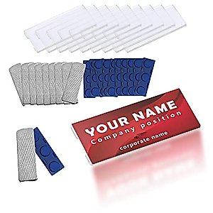 NILSTOREY Acrylic Magnetic Name Tags, Set of 10 Reusable Personalized Business Nametag ID Badge for Classroom School Bus Church Community Whiteboard Lockers Clothes (Set of 10)