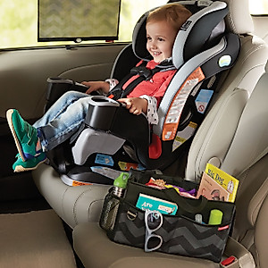 Skip Hop Car Storage Box, Style Driven, Tonal Chevron