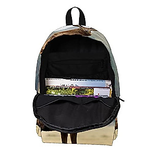 VBFOFBV Backpack for Women Daypack Laptop Backpack Travel Casual Bag, Animal Elk