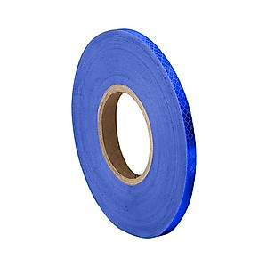 3M 3435 Blue Micro Prismatic Sheeting Reflective Tape, 0.125" x 50 yd (1 Roll)