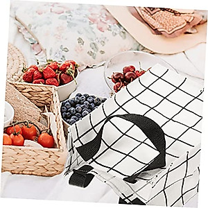 OKUMEYR Waterproof Lunch Box Bag Lunch Tote Bag Picnic Bag Thermal Lunch Bags Wear-resist Lunch Bag Thermal Lunch Organizer Insulated Grocery Bags Eco Bag Canvas Shopping