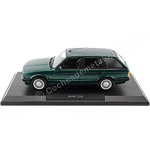 1990 325i Touring Green Metallic 1/18 Diecast Model Car by Norev 183219