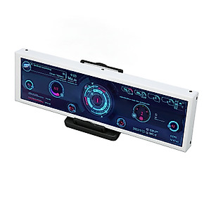 8.8Inch Display Computer Temp Monitor, CPU Hardware External Expansion Display High Resolution Screen Data Monitor for Computer Case PC , PC Sensor Panel Secondary Screen