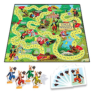 Uncle Wiggily by Winning Moves Games USA, The Classic Child's First Reading Game, for 2 to 4 Players, Ages 4+