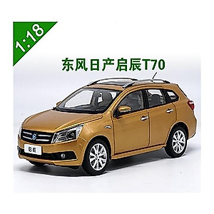 Alloy Resin Car Vehicle Model 1 18 Fit for Nissan Venucia T70 Vehicle Diecast Scale Alloy Car Model Static Display Adult Collection Toys Festive Deluxe Gift (Color : A)