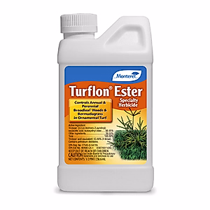 Monterey Turflon Ester Specialty Herbicide Concentrate Broadleaf Weed Killer for Lawns, 8 oz
