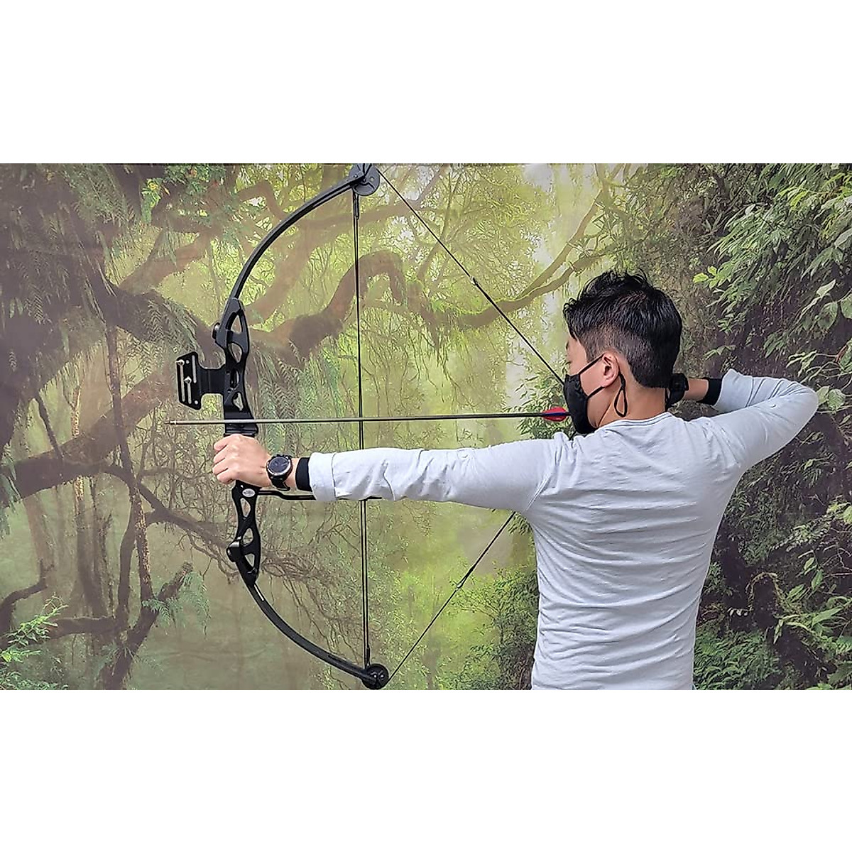 Southland Archery Supply Siege 55 lb 29'' Compound Bow Target (Black)