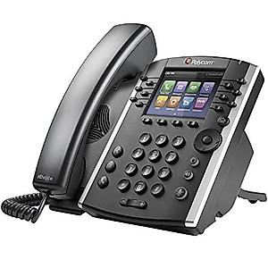 Polycom VVX 400 Series Business Media Phone POE (Power Supply Included) (Renewed)