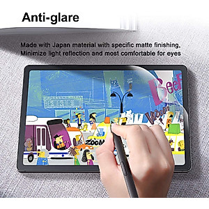 Zeking [2 Pack] Paperfeel Screen Protector Compatible with Samsung Galaxy Tab S8 Ultra/ S9 Ultra 14.6" (SM-X900/ X906), [Feel Like Paper Film Writing] Anti Glare Tablet PET Film for S-Pen