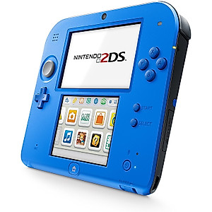 Nintendo 2DS Bundle (2 Items): Nintendo 2DS Electric Blue 2 w/Mario Kart 7 and Tomee AC Adapter