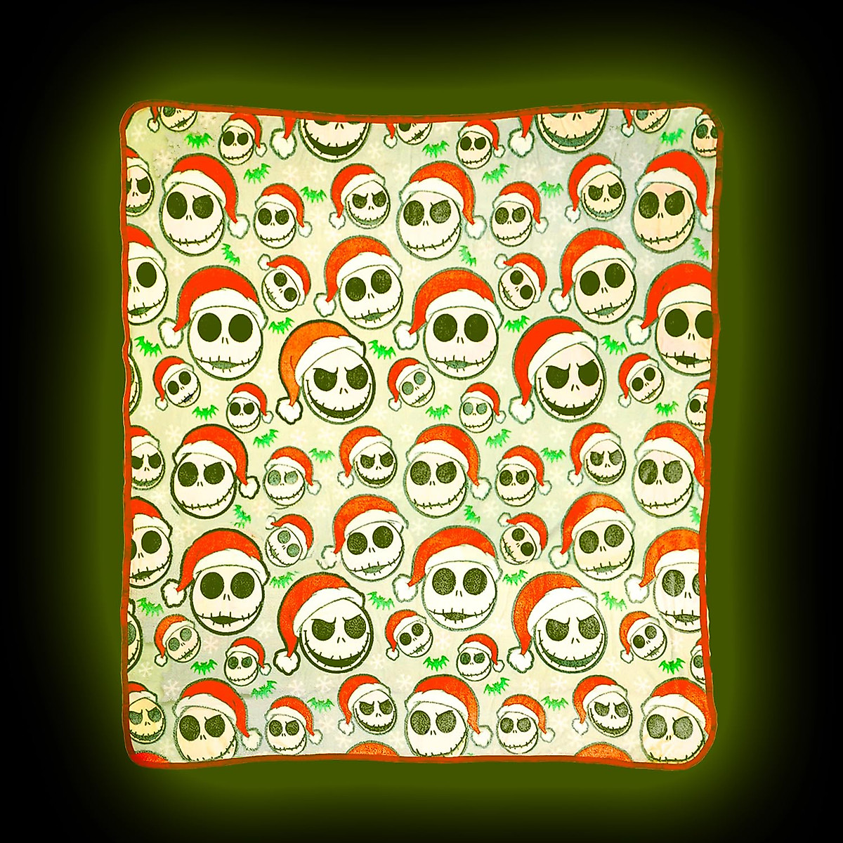 Nightmare Before Christmas Throw Blanket - Jack Skellington Blanket Kids Bundle Includes 60" x 90" Nightmare Before Christmas Throw Plus Stickers | Nightmare Before Christmas Blanket for Kids