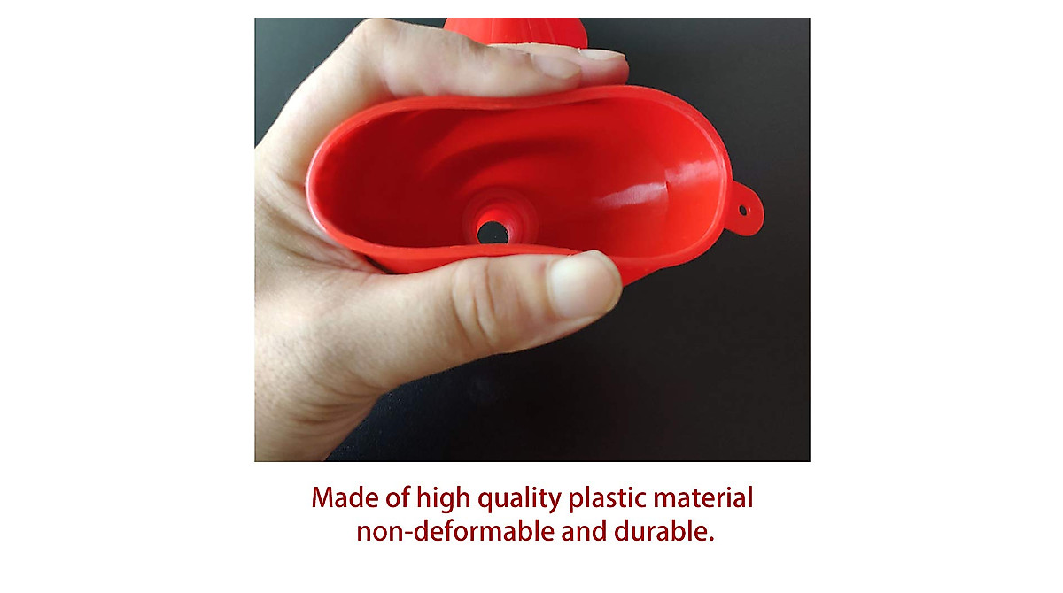 Annurssy Multi-purpose Oil Funnels - 2 Pack with Flexible Tube