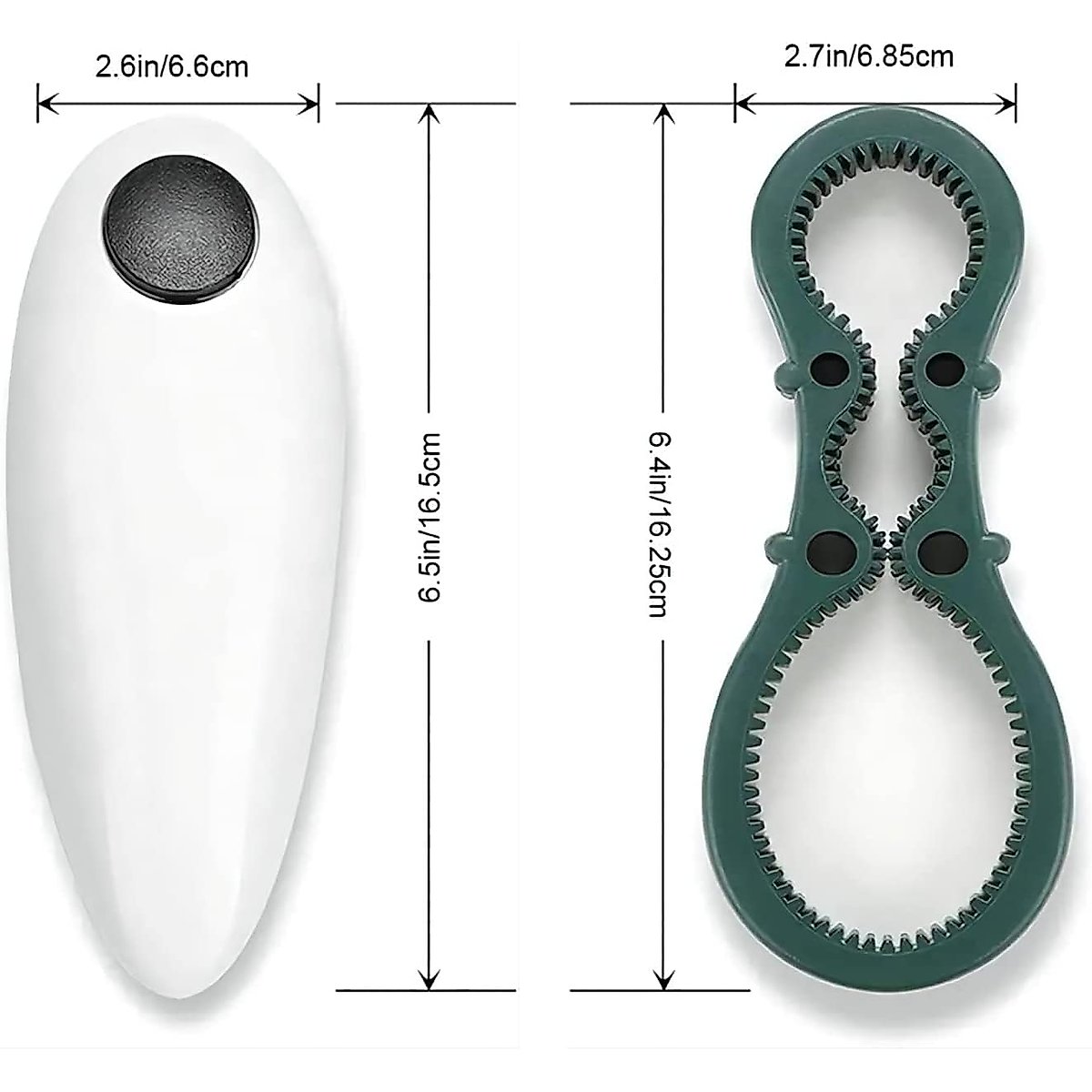 Electric Can Opener, One-Touch Switch Can Opener, Safe Smooth No Sharp Edges Can Opener for Almost Size Can, Can Opener Electric Best Kitchen Gadgets for Chefs, Arthritis and Seniors