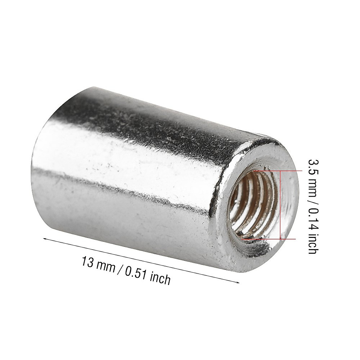 Guitar Switch Knob,Guitar Pickup Switch Tip, Guitar Toggle Switch Selector 3Pcs Copper 3 Way Toggle Switch Knob Tip for LP EPI Electric Guitar Accessory(3.5mm Silver)