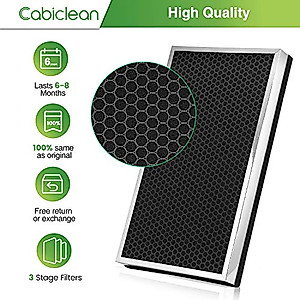 1 Set 112 H13 True HEPA Replacement Filter Compatible for 112 V2.0 Air Purifie-r, 3-in-1 True HEPA Activated Carbon Filter