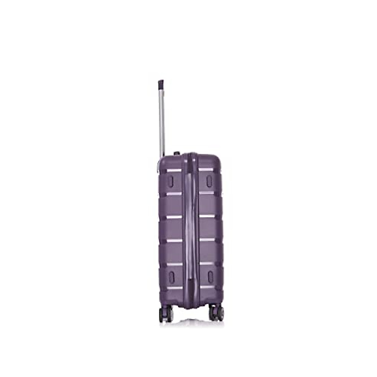 Rockland Pasadena Hardside Spinner Wheel Luggage, Purple, 19", 23", 27"
