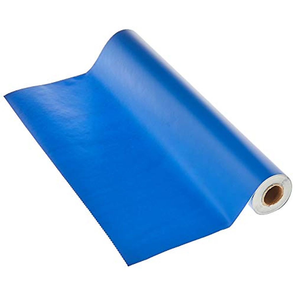 Magic Cover Adhesive Vinyl Paper, Multi-Functional Shelf Liner for Lining Drawers and Shelves, Waterproof and Durable, 18" x 60', Blue