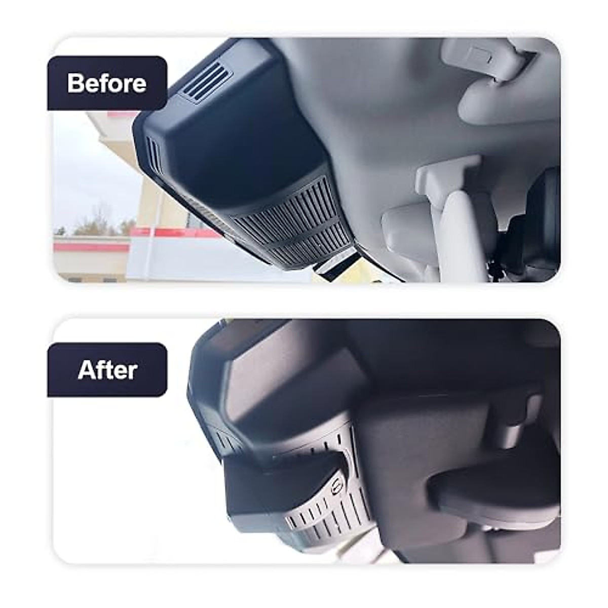 Fitcamx 4K Car DVR Dash Camera Dashcam Compatible with Landrover (Color : Black, Size : 4K Dual Cam 128GB)