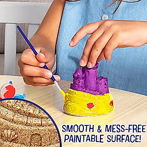 Made By Me Paint Your Own Sand Figurines by Horizon Group USA, Create Sand-Inspired Sculptures, Easy-to-Paint & Mess-Free Surfaces, Includes Acrylic Paint, Paintbrush, 3 Figurines & More, Multi, 208242H