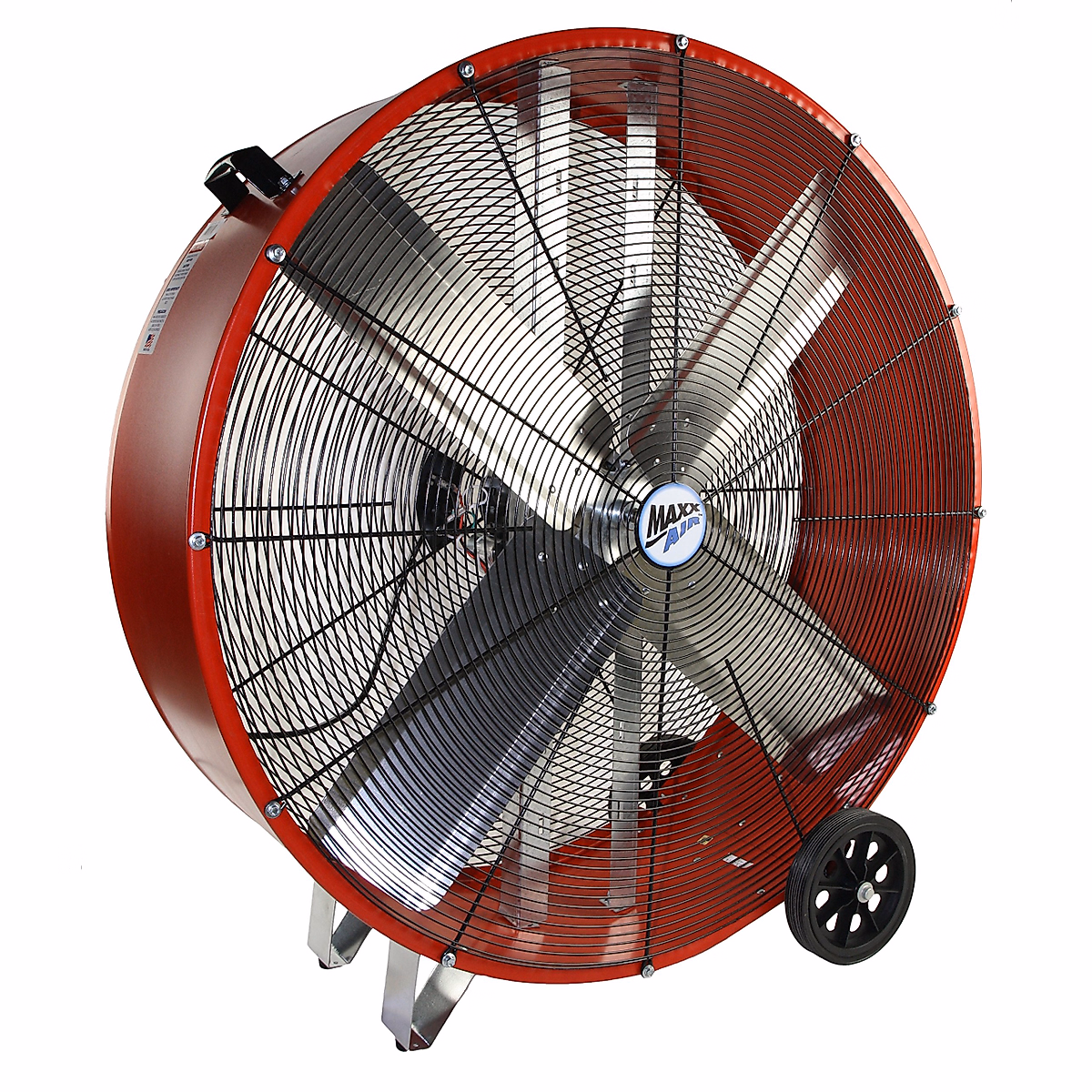 MaxxAir RED BF36DD High Velocity Direct Drive Drum Fan, 36 Inch
