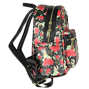 Loungefly Disney Beauty And The Beast Belle Roses Mini Backpack
