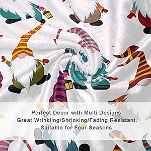 Throw Blanket Christmas Xmas Funny Gnomes Soft Blanket for Bed Couch Sofa Lightweight Travell Camping, 50 x 60 Inch
