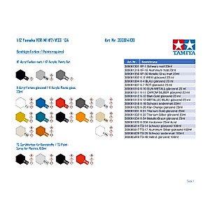 Tamiya – 14100 Yamaha YZR M1 2004 1/12