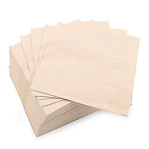BANANA Inc. - 100% Compostable Napkins for Everyday Dining, Beverages or Cocktail, Eco-Friendly Bamboo Dinner Napkins Disposable Napkins…