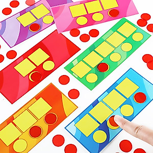 200 Pcs Set of Sound Box Mats and Chips Include 152 Pcs Chips and 48 Pcs Dry Erase Mats Phonemic Awareness Phonics Games Classroom Reading Games for Kindergarten Preschool Elementary Student Teacher