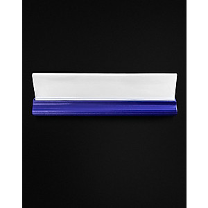 QWORK Water Car Squeegee,12 inch Flexible T-Bar Water Silicone Window Squeegee for Car Or Home Use, Blue