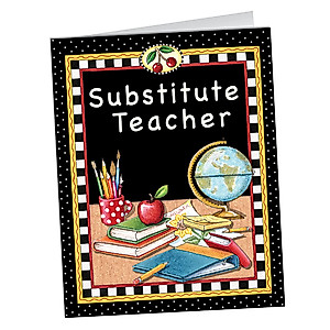 Teacher Created Resources Substitute Teacher Pocket Folder from Mary Engelbreit (4834)